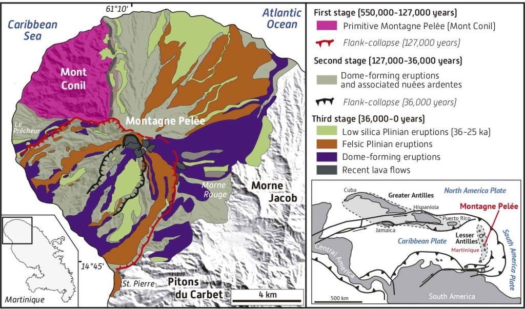 Montagne Pelée volcano - IUGS