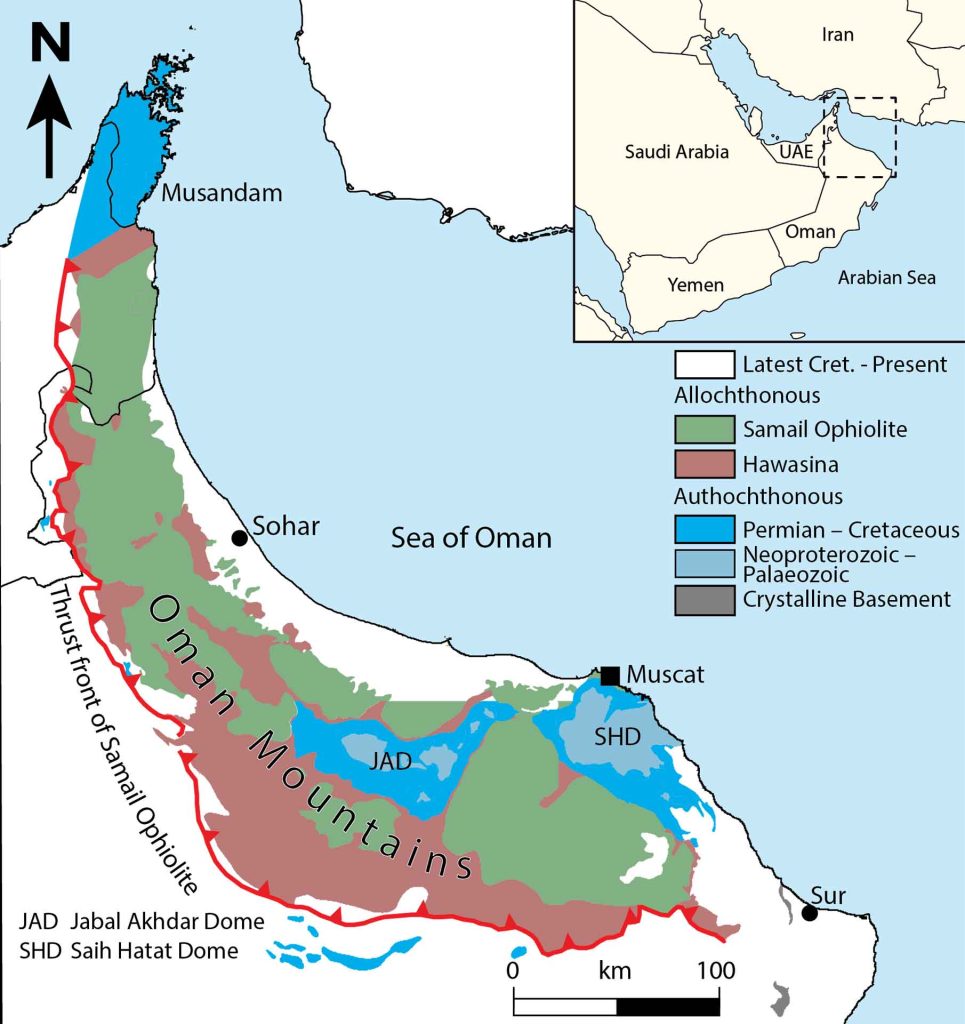 Late Cretaceous Samail Ophiolite - IUGS